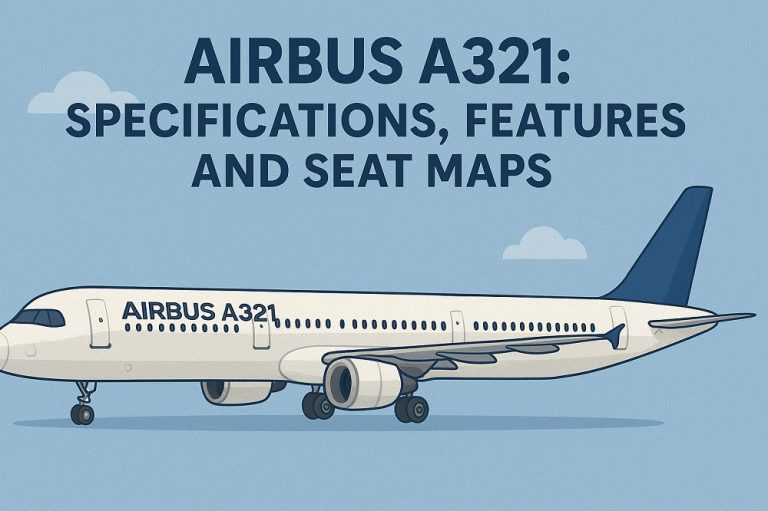 Airbus A321: Specifications, Features, and Seat Maps - National Aero Stands