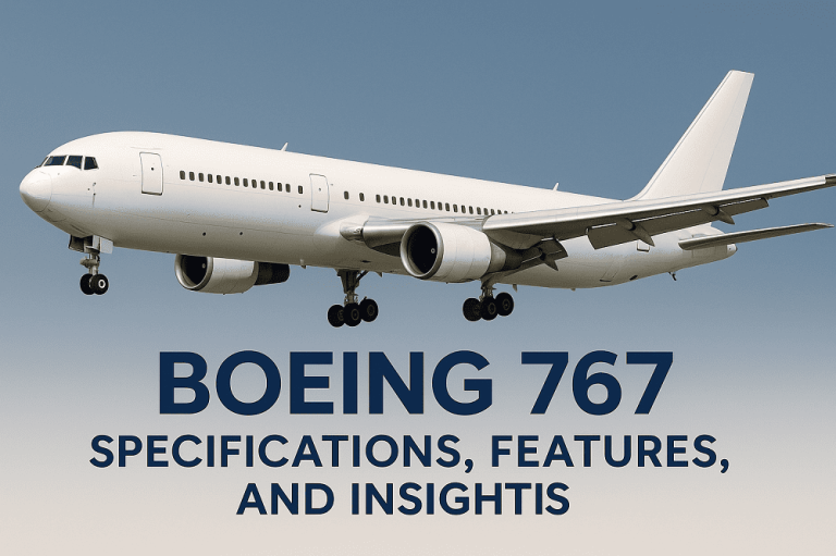 Boeing 767: Specifications, Features, and Insights - National Aero Stands